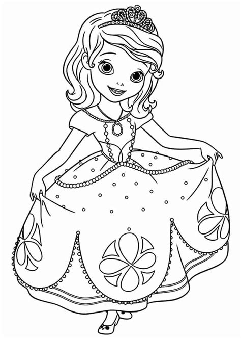 Princesa Sofia Para Colorir Blog Ana Giovanna