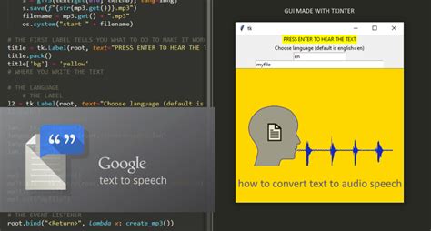 how to use gtts module in python as text to speech python programming