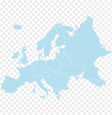Europe Map Blank Png