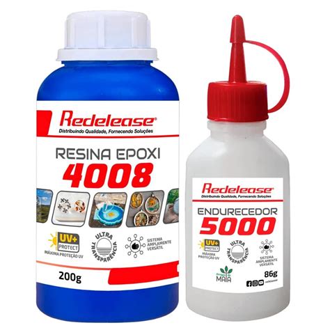 Resina Epoxi 4008 Baixa Viscosidade ULTRA TRANSPARENTE e Proteção UV