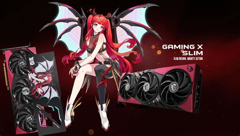 MSI GeForce RTX 4070 SUPER Gaming X SLIM MLG Gets Red Black Color