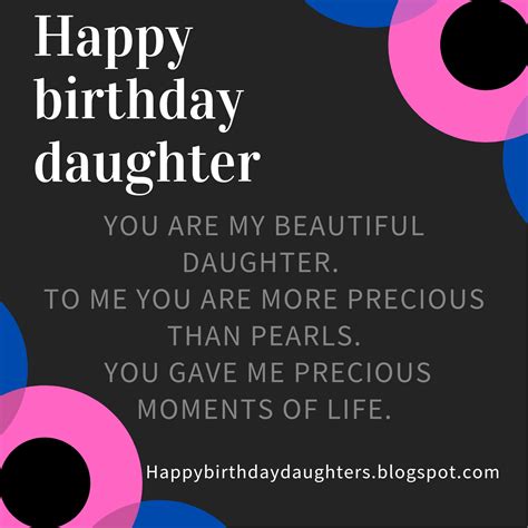 Heart Touching Birthday Wishes For Daughter Happy Birthday Quotes For