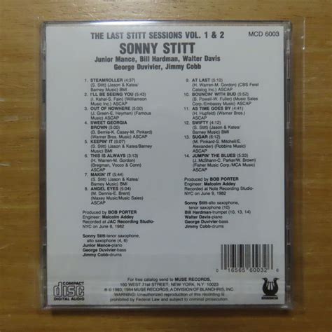 Yahoo オークション 016565600326 CDSONNY STITT THE LAST STI
