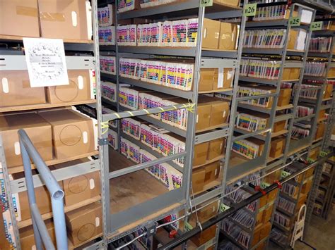 Custom Records Storage Rack Shelving Solutions REB Storage