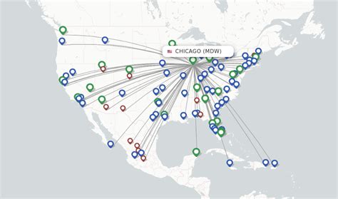 Direct Non Stop Flights From Chicago Midway MDW FlightsFrom