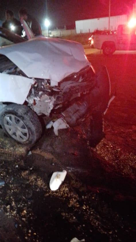 Manejaba borracho en la ruta y chocó contra un auto un herido BVC