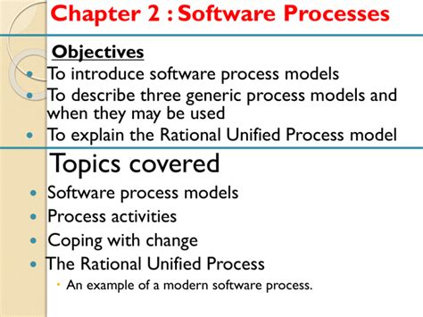 chapter 2 software processes