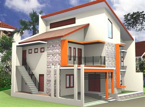 78 Foto Desain Rumah Minimalis 2 Lantai Atap Miring Mau Coba