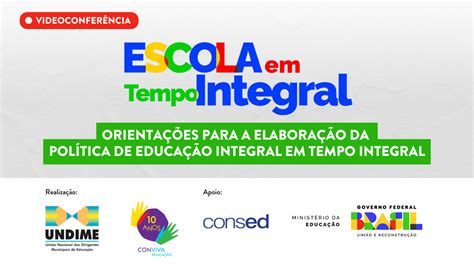 Orientações para a elaboração da Política de Educação Integral em Tempo