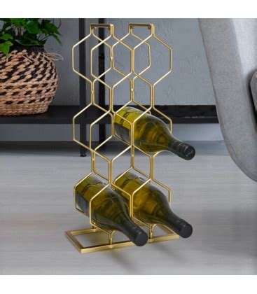 Étagère à Bouteilles à Poser en Bois Wadiga