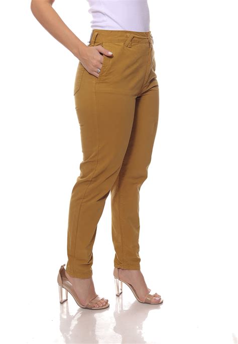 Calça Jeans Feminina Mom Color Crocker 49275