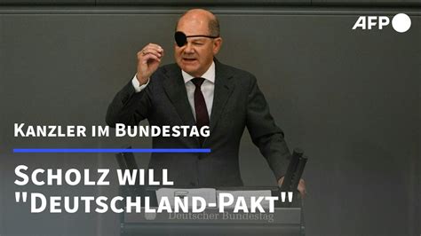 Scholz schlägt Deutschland Pakt zur Modernisierung des Landes vor
