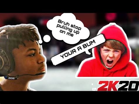 Trash Talkers Pull Up On Me In Park Nba K Youtube