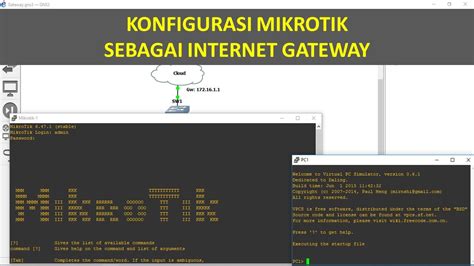 KONFIGURASI MIKROTIK SEBAGAI INTERNET GATEWAY YouTube