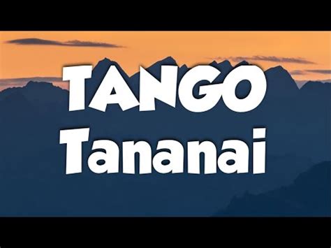 Tananai TANGO Testo Lyrics YouTube