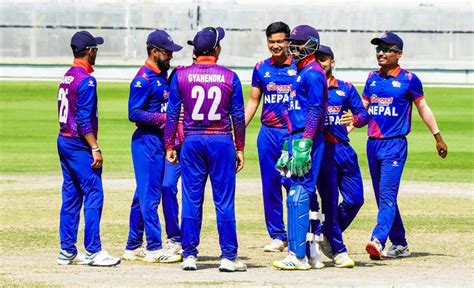 Nepal Sets 249 Runs Target Against UAE Nepalnews