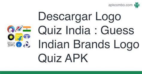 Logo Quiz India Guess Indian Brands Logo Quiz APK 1 0 Juego Android