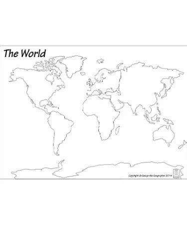 7 Best Images Of Blank World Maps Printable Pdf 7 Best Images Of