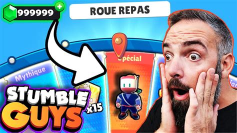 DES MILLIONS DE GEMMES Pour Le SKIN RAMEN Sur STUMBLE GUYS YouTube