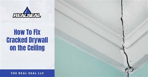 How To Fix Cracked Drywall On The Ceiling