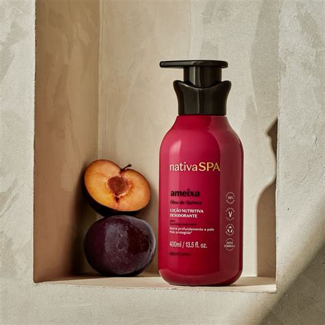 Loção Hidratante Desodorante Corporal Nativa SPA Ameixa 400ml Shopee