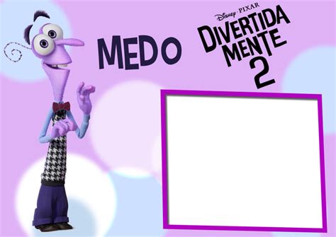 Moldura Medo Divertidamente 2 PNG Imagem Legal