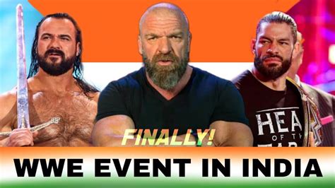 Finally Wwe Event In India Confirmed Wwe Mega Event In