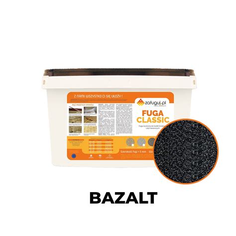 Fuga Classic żywiczna do kostki granitowej bazalt Zafuguj pl