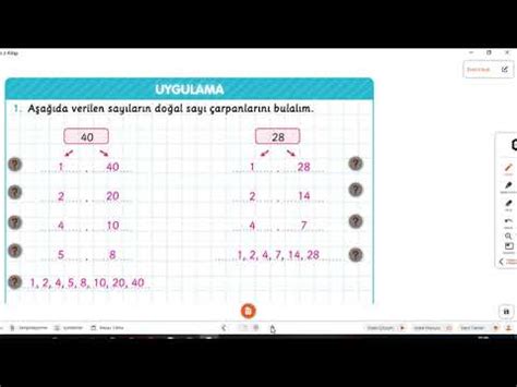 Sinif Akilli Matemat K Defter Cevaplar Youtube