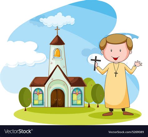 Church Priest Cartoon