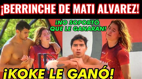 MATI ALVAREZ HACE BERRINCHE NO SOPORTÓ QUE KOKE GANARA ROMPE EN