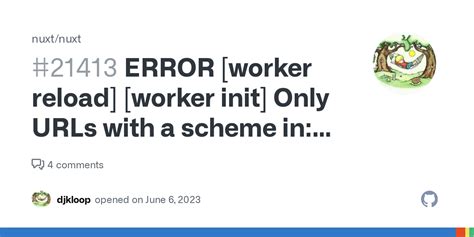 ERROR Worker Reload Worker Init Only URLs With A Scheme In File