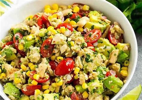 Salade Légère d Avocat au Thon