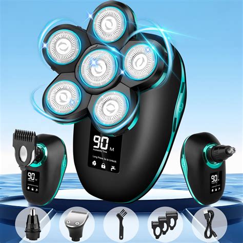 Amazon 9D Electric Head Shaver For Bald Men Upgraded 6 In 1 Head