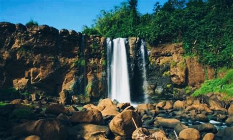 Curug Awang Geopark Ciletuh Miniatur Air Terjun Niagara Amerika Di