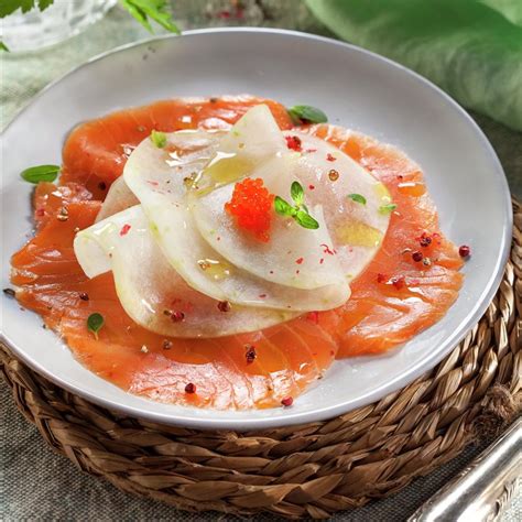 Carpaccio De Salm N Ahumado Y Mel N Un Entrante Ligero Y Sabroso