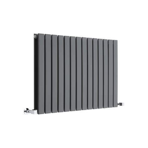 Milano Alpha Anthracite Horizontal Double Slim Panel Designer