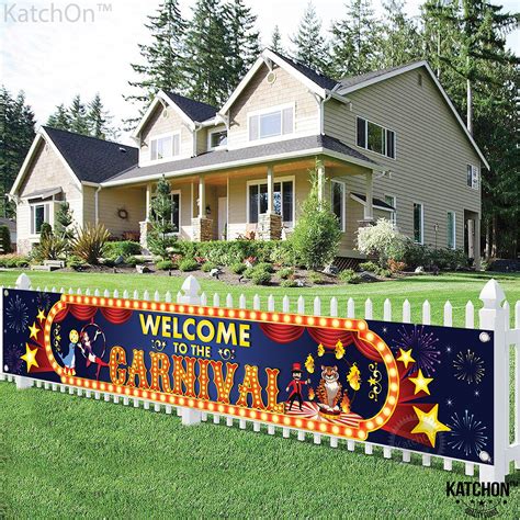 Big Welcome To The Carnival Banner X Inch Carnival Theme