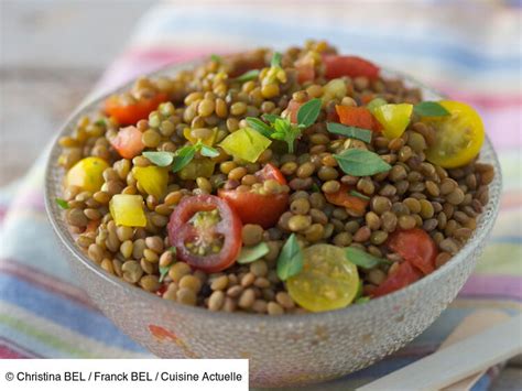 Salade De Lentilles Facile D Couvrez Les Recettes De Cuisine Actuelle