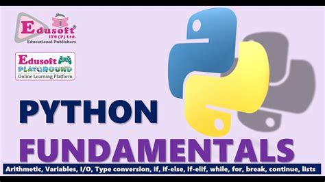 python fundamentals quick 80 minutes to python basics youtube