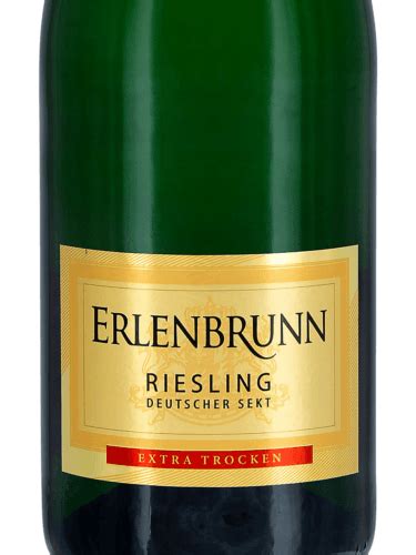 Aldi Erlenbrunn Riesling Sekt Extra Trocken Vivino US
