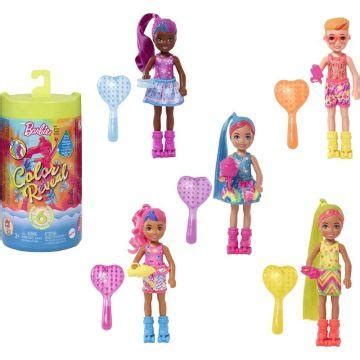 Surtido de muñecas Chelsea Barbie Color Reveal Neon HCC90 BarbiePedia