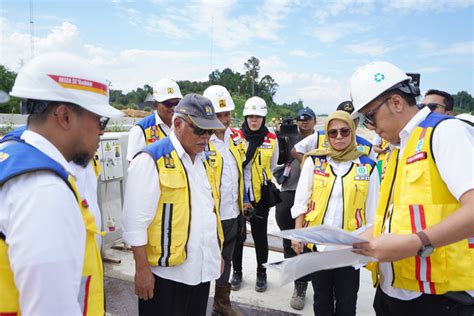Tinjau Jaringan Jalan Tol Akses IKN Nusantara Menteri PUPR RI Siap
