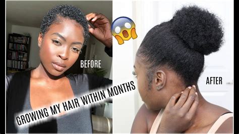 HOW I VE GROWN MY NATURAL HAIR QUICKLY YouTube