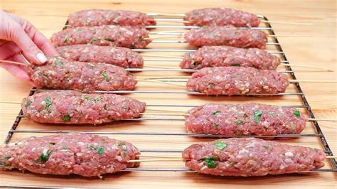 Brochettes De Viande Hach E Et Pommes De Terre Le D Ner Super