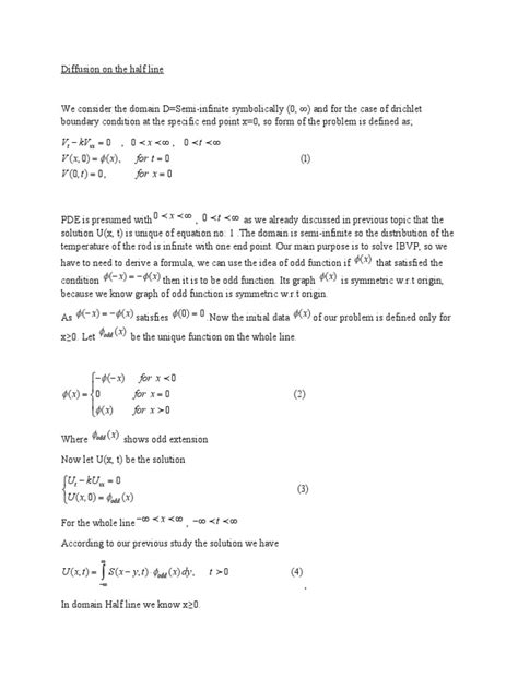 pde project one pdf boundary value problem function mathematics