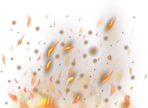 Sparks Fire Effect Transparent Background Png Cbeditz