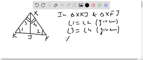 solved proof write a two column proof for each of the following given x k f is equilateral x