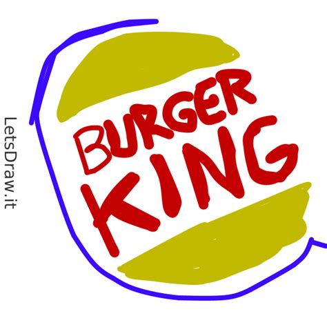 How To Draw Burger King Z Mzkuybo Png Letsdrawit