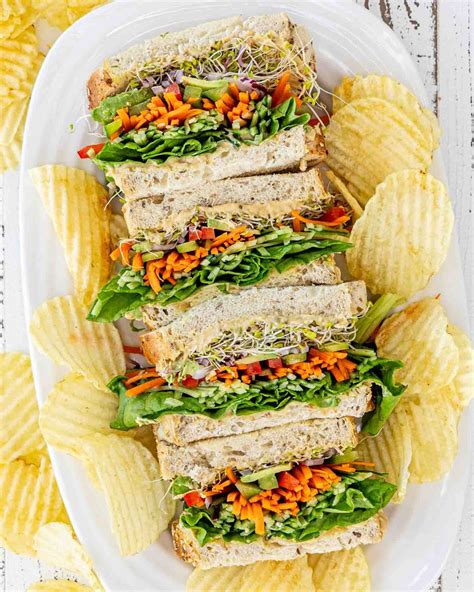 Veggie And Hummus Sandwich Jo Cooks